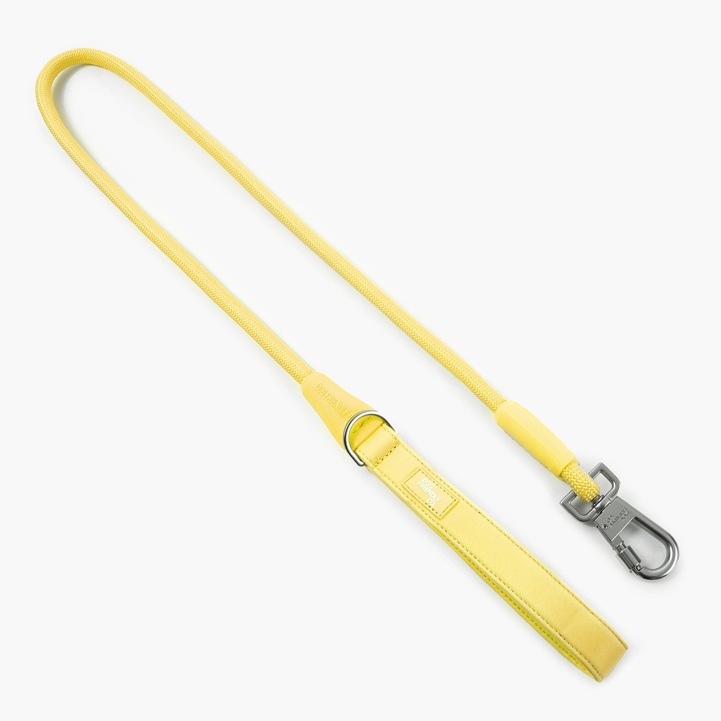 Rope Dog Leash - Yellow – Dog Friendly Co.